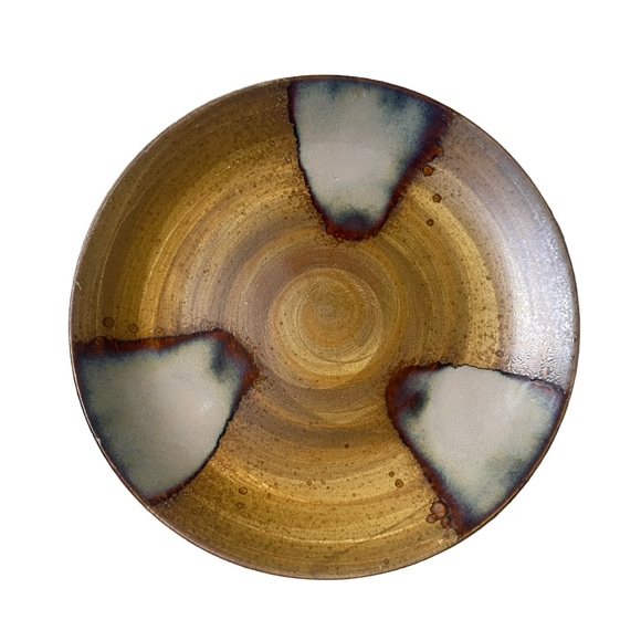 Sango | Kitchen | Sango Splash Brown Stoneware Brown Drip Pattern 9 In ...